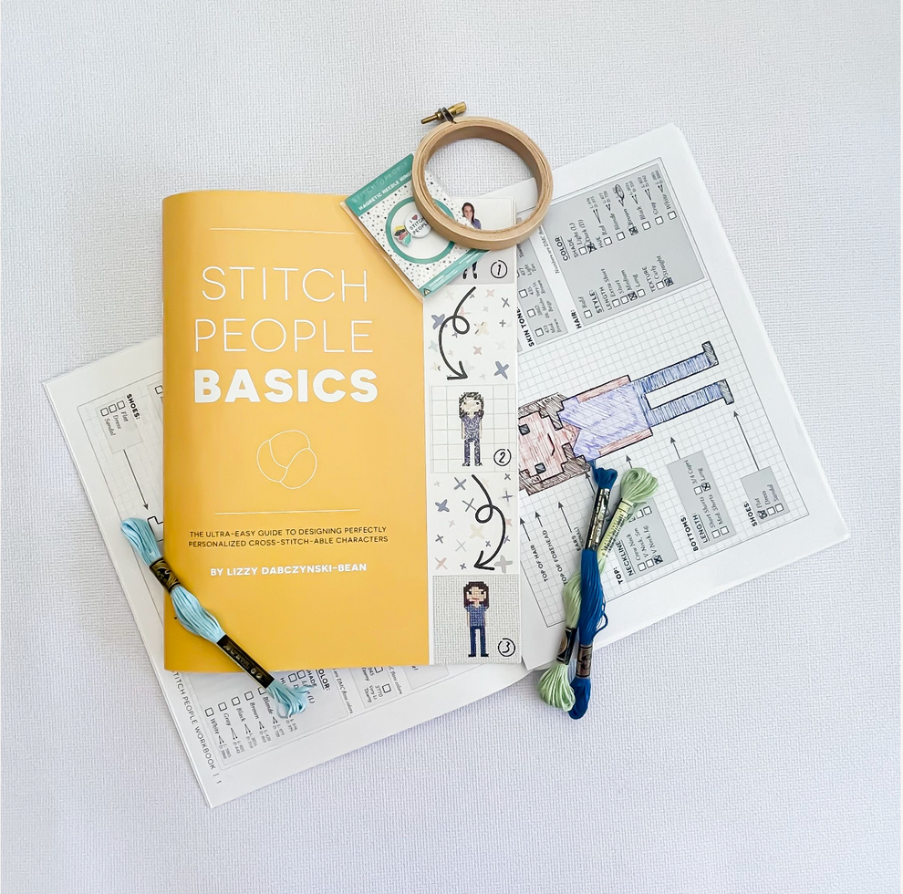 Stitch People Basics & Workbook Bundle - Learn Custom Portrait Design ...