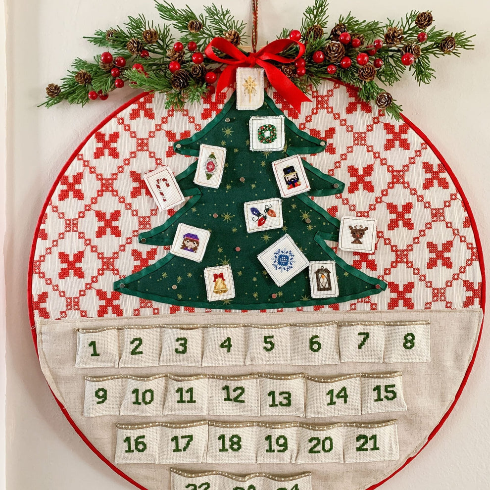 Stitch People Christmas Advent Calendar Cross-Stitch Pattern & Assembly ...