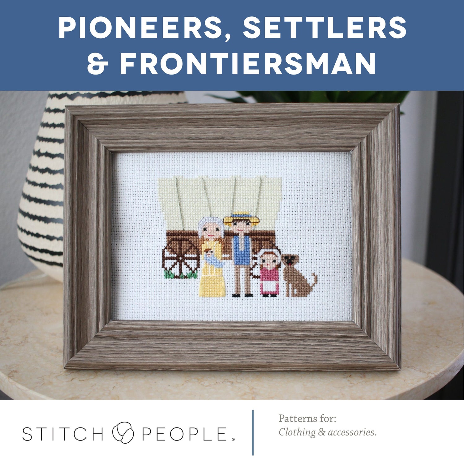 Pioneers, Settlers & Frontiersmen – Stitch People