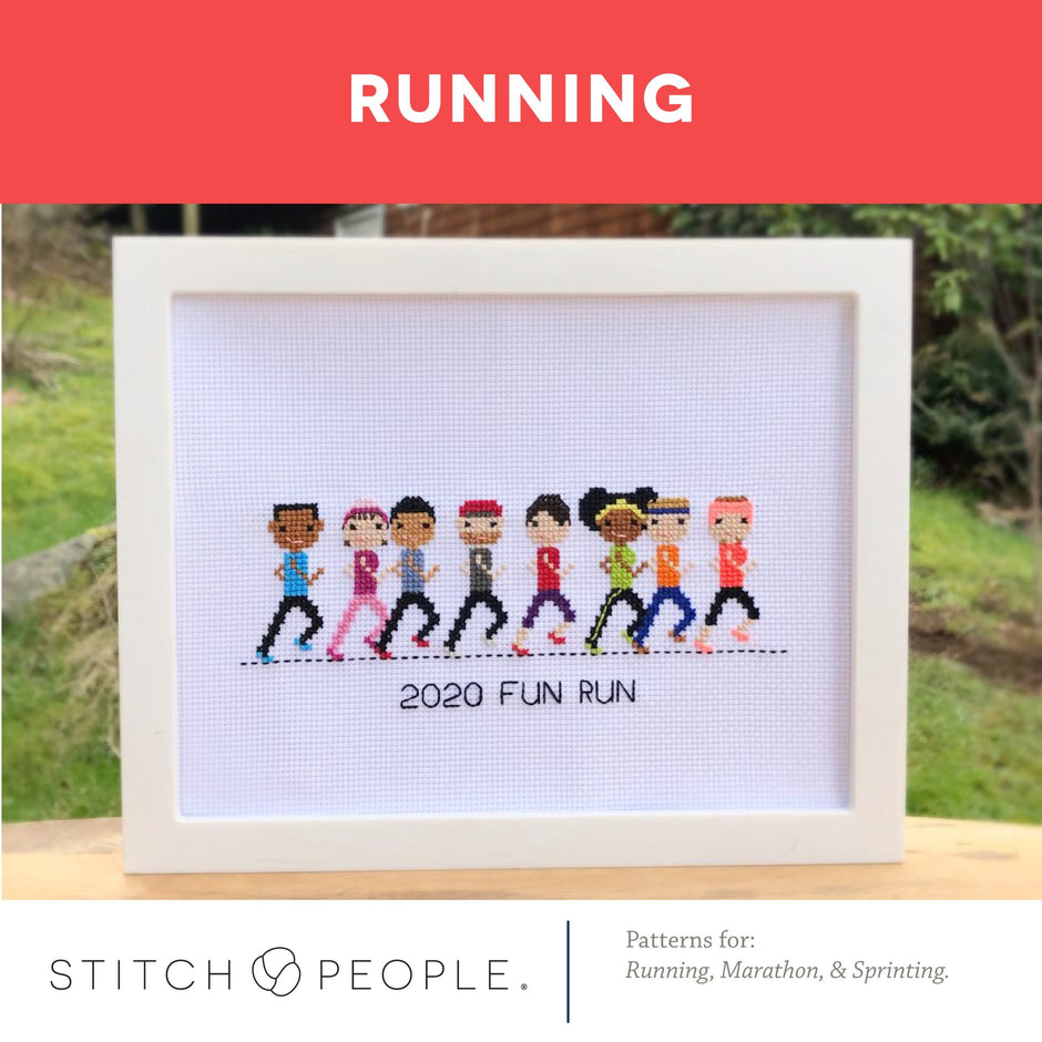 Running Sport Patterns – Stitch People