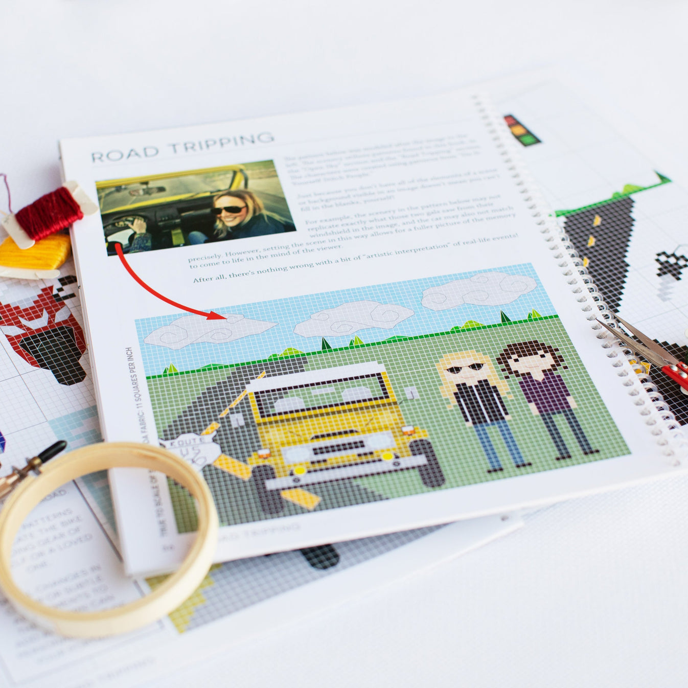 Stitch People Backgrounds Cross Stitch Pattern Book